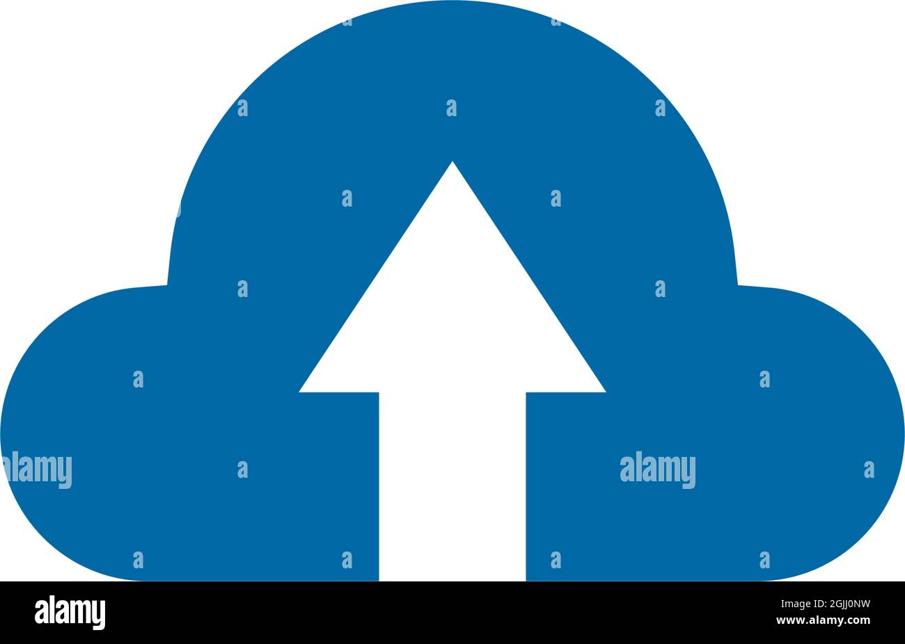 Upload icon logo design vector illustration template Stock Vector Image ...