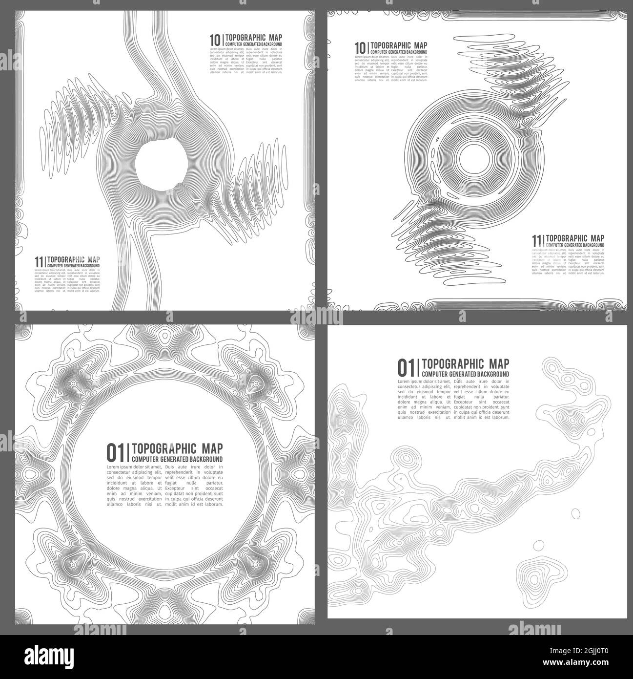 Elevation graphic contour height lines. Topographic pattern texture ...