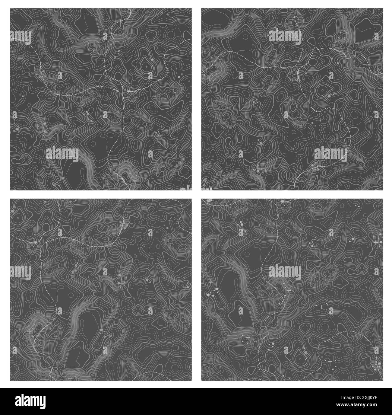 Abstract paper cut shapes. Topographic pattern texture. Map on land ...