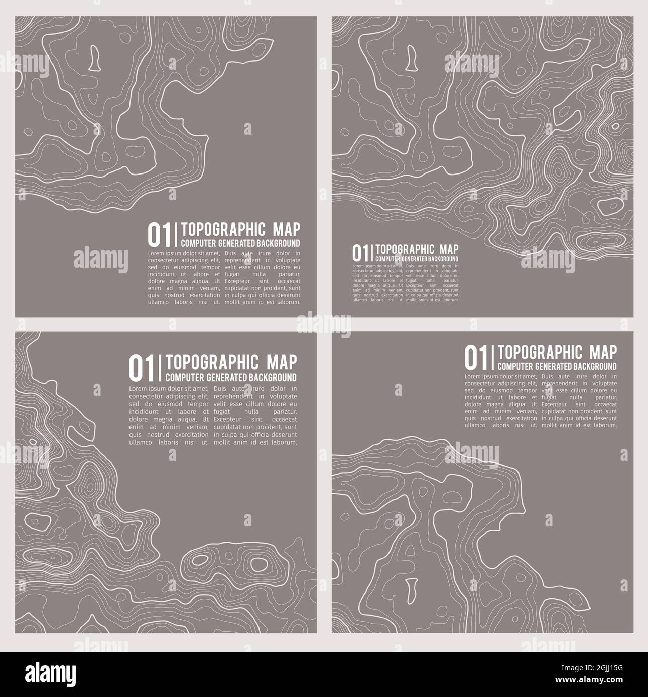 Geographic mountain topography vector illustration. Topographic pattern ...