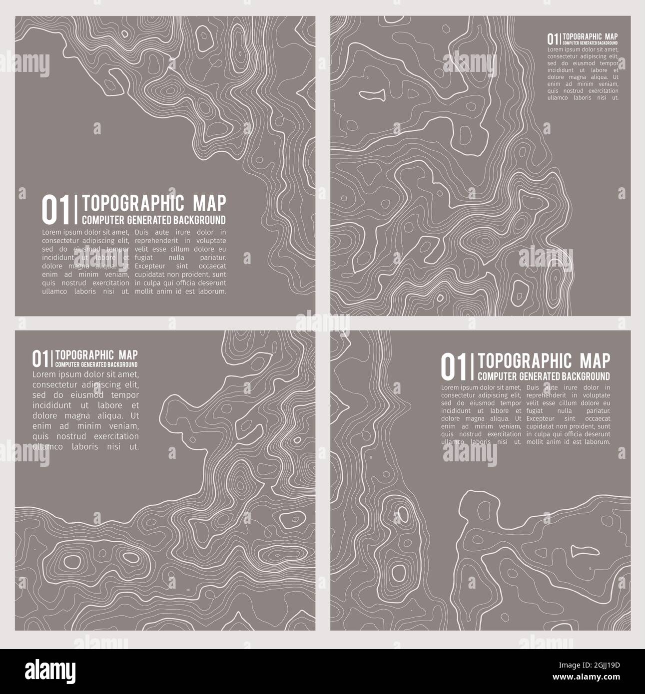 Geographic mountain topography vector illustration. Topographic pattern ...