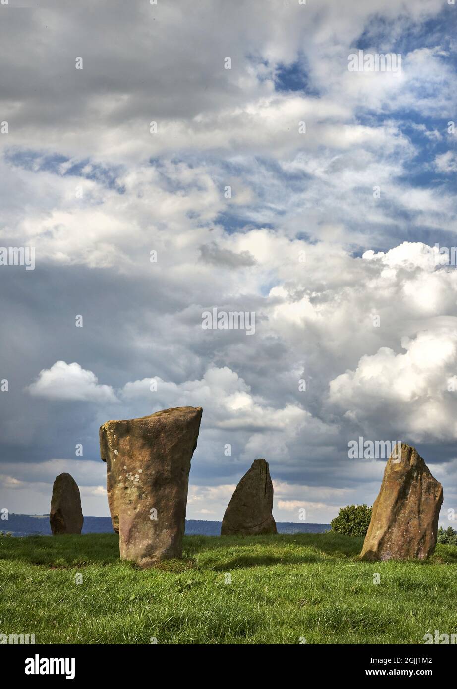 Nine stones close stone circle hi-res stock photography and images - Alamy