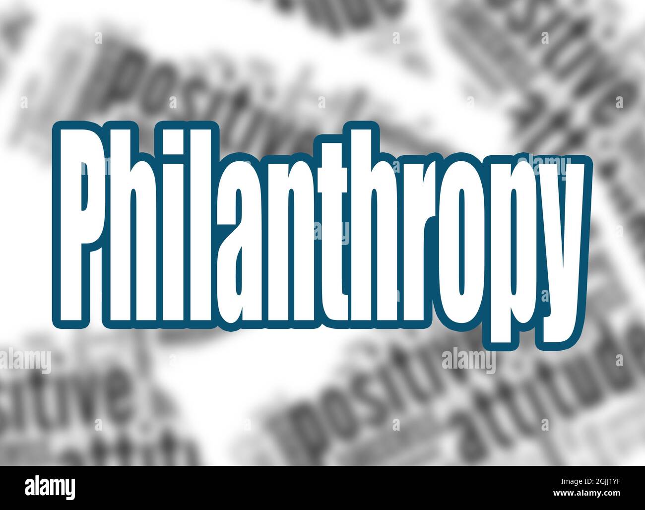 Philanthropy word with word cloud background, 3D rendering Stock Photo ...
