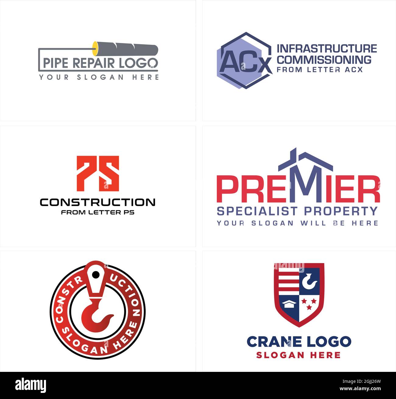 Crane lifting pipes Stock Vector Images - Alamy