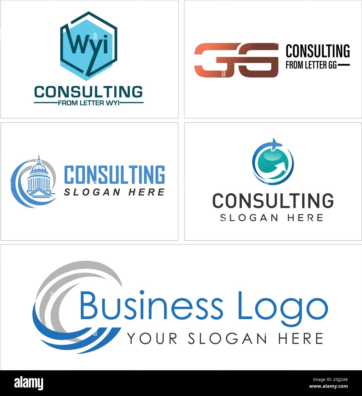 Airplane logo hi-res stock photography and images - Alamy