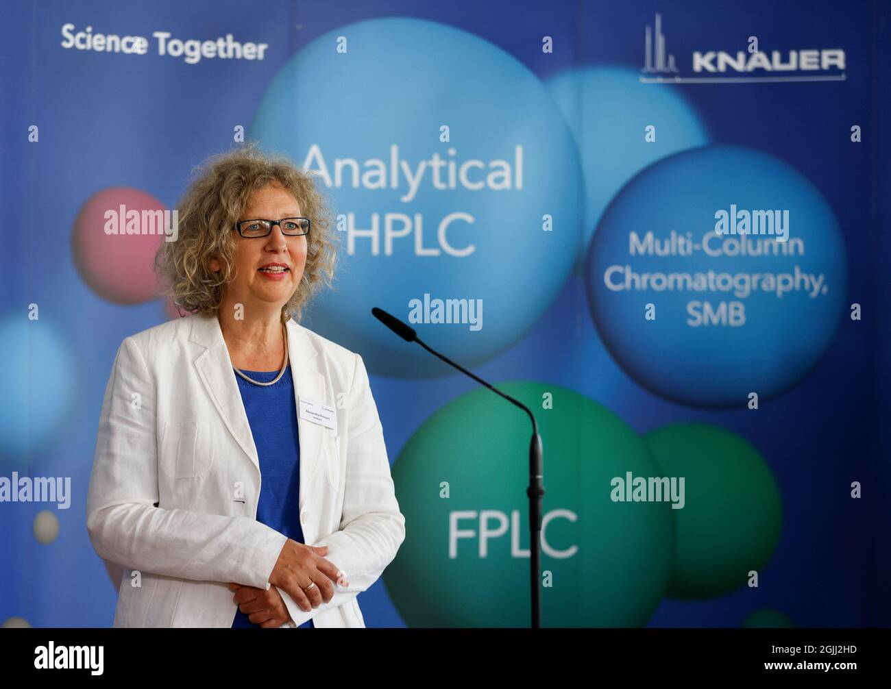 Berlin, Germany. 10th Sep, 2021. Alexandra Knauer, Managing Director and owner of Knauer ...