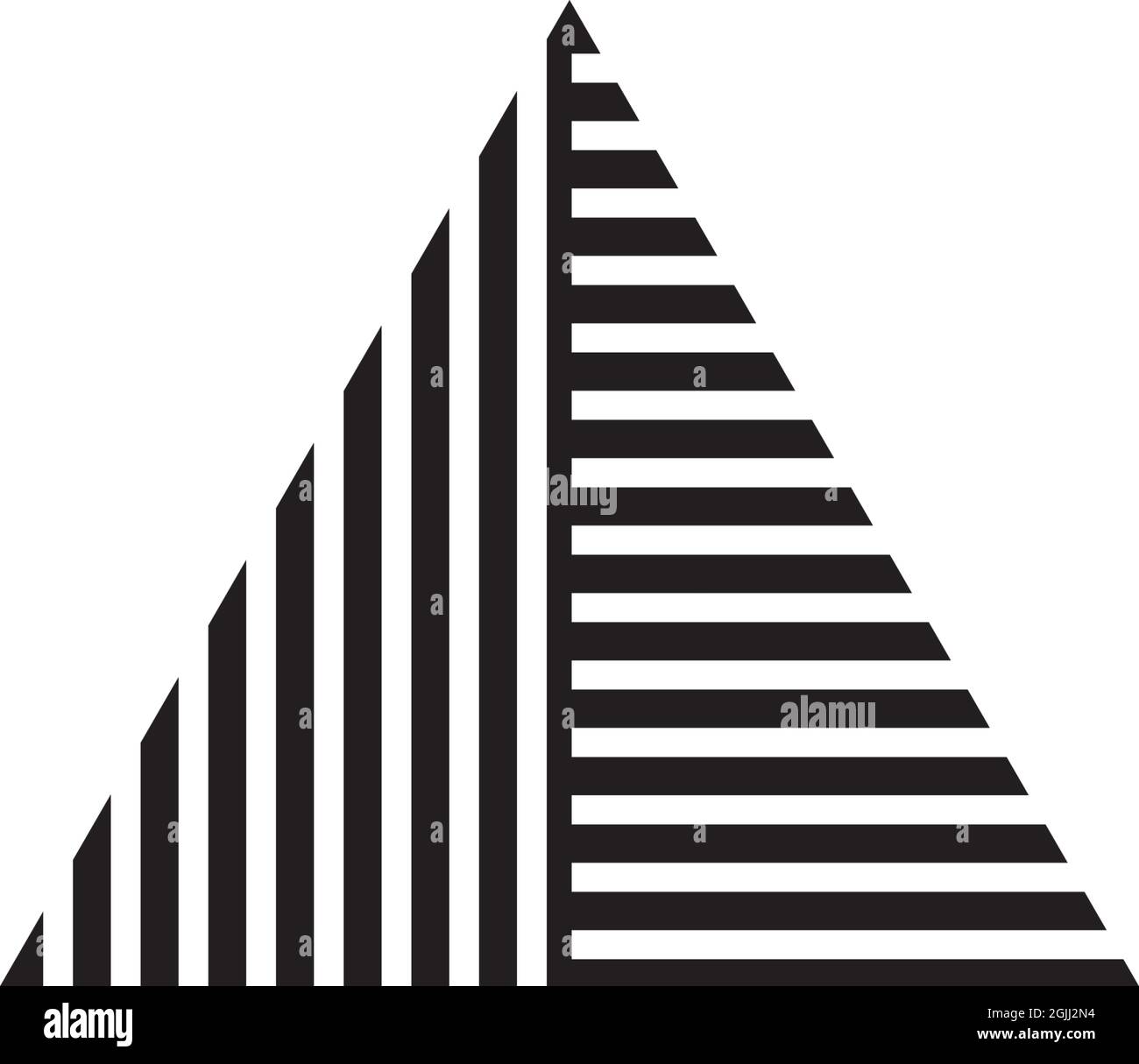 Triangle icon logo design inspiration vector template Stock Vector ...