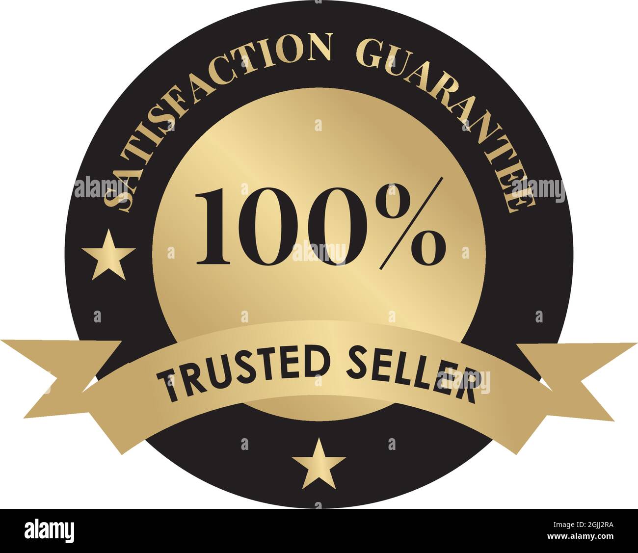 Trusted seller label emblem logo design vector template Stock Vector ...