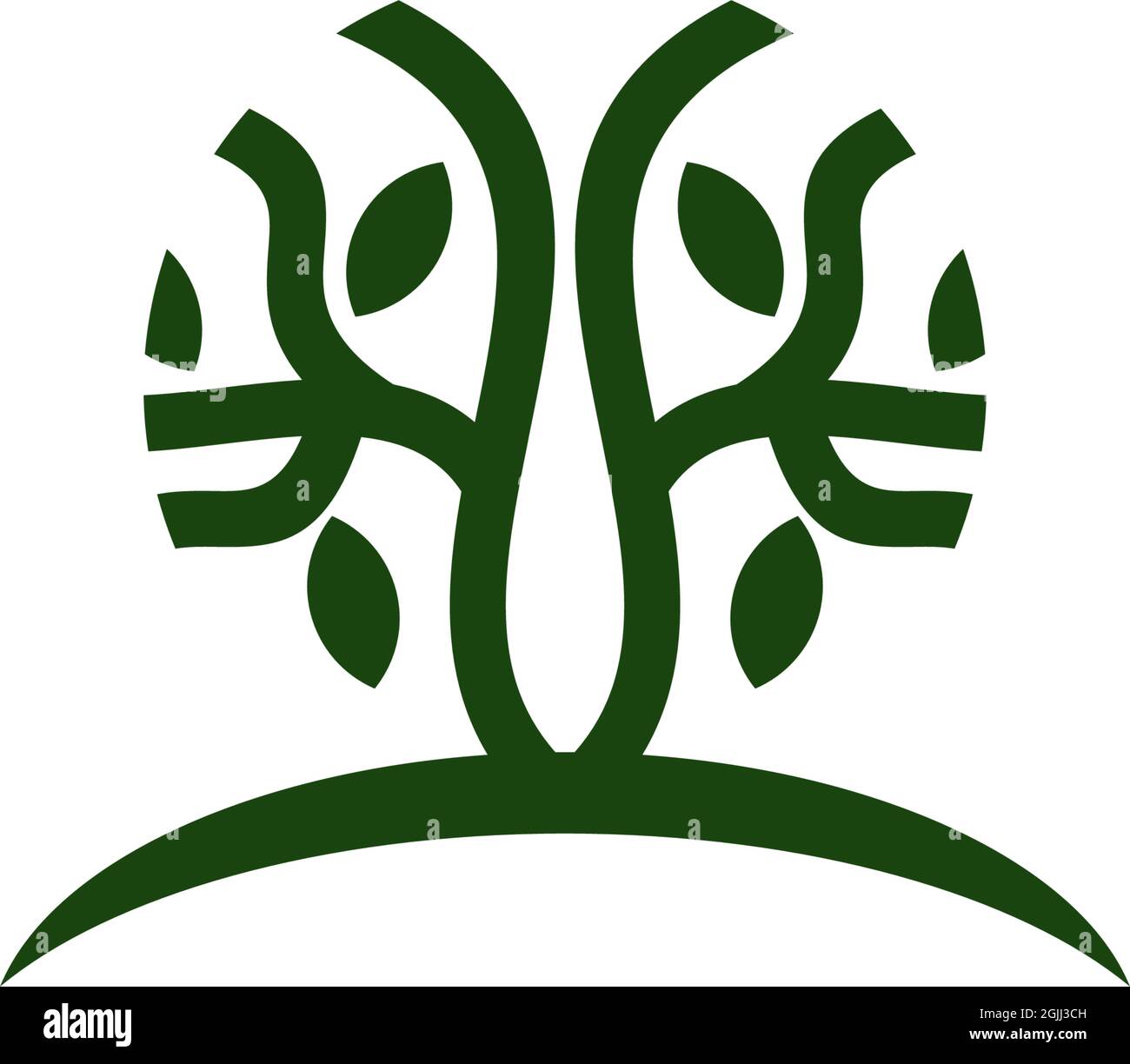 Tree logo icon design inspiration vector template Stock Vector Image ...
