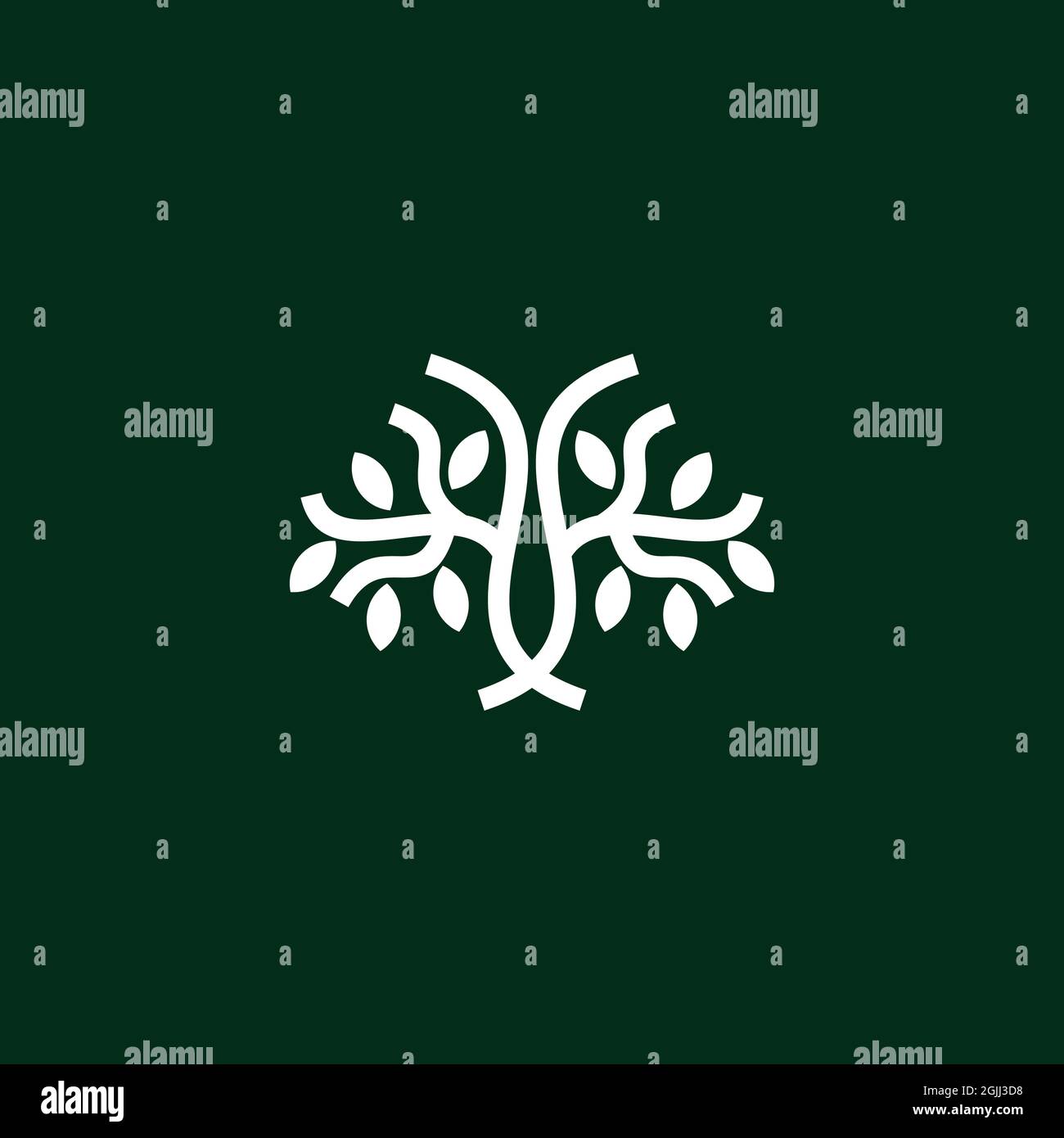 Tree logo icon design inspiration vector template Stock Vector Image ...