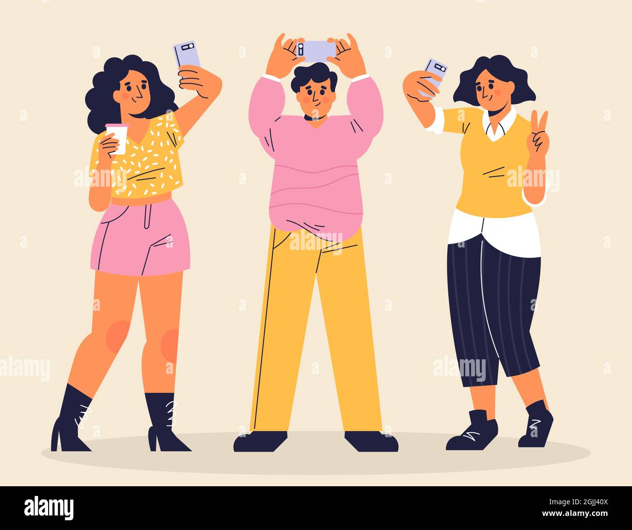 Beautiful people photos Stock Vector Images - Alamy