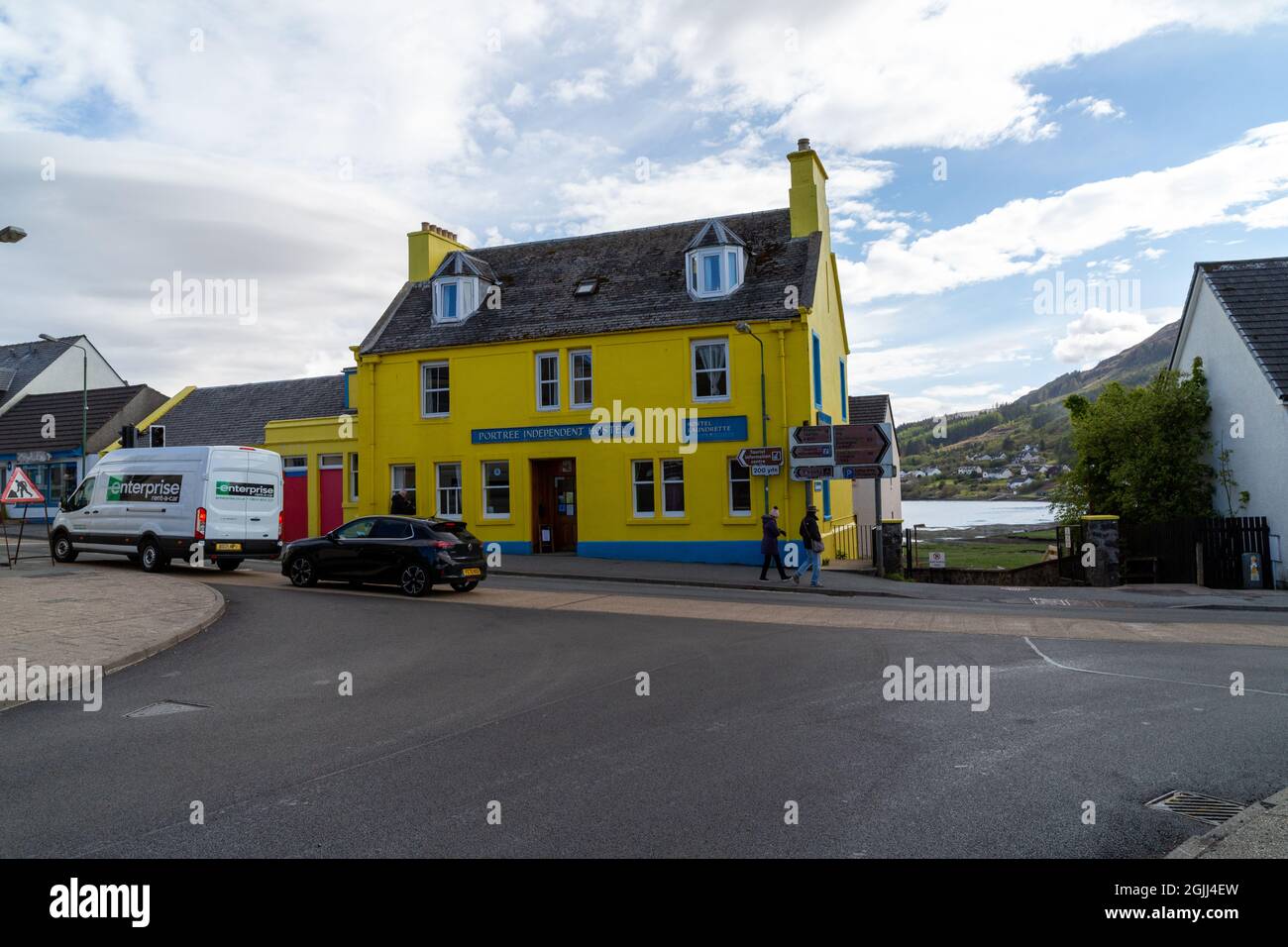 Portree independent hostel, Portree, Isle of Skye Stock Photo - Alamy