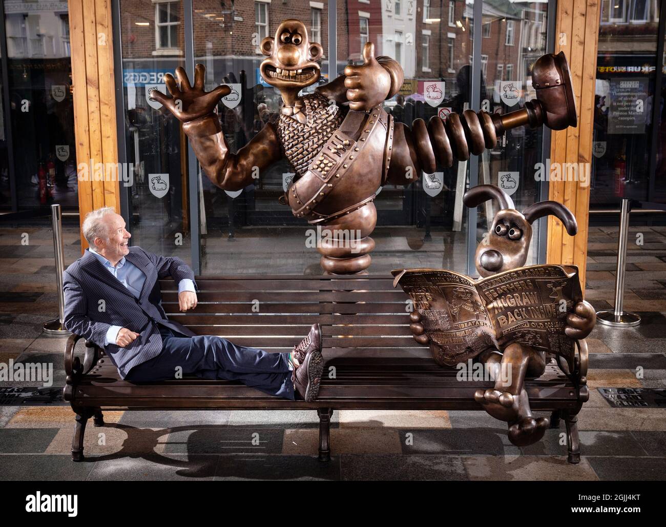 Nick Park, creator of Wallace and Gromit, Aardman Animations, at the ...