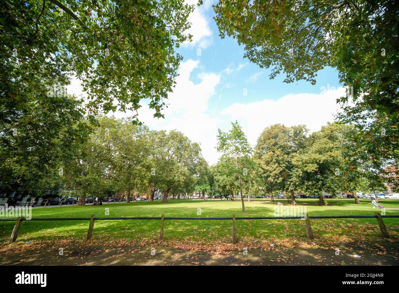 London, September 2021: Parsons Green in south west London Stock Photo ...