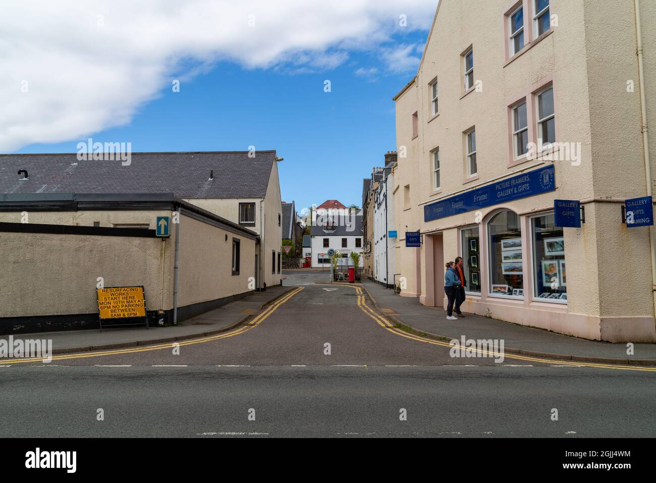 Portree town square, Isle of Skye, Scotland UK Stock Photo - Alamy