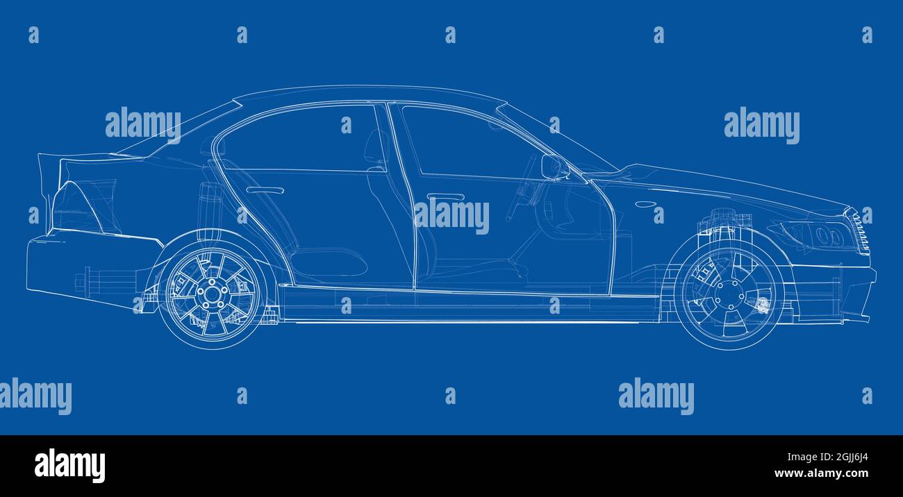 Electric Vehicle Sketch. Vector Stock Vector Image & Art - Alamy