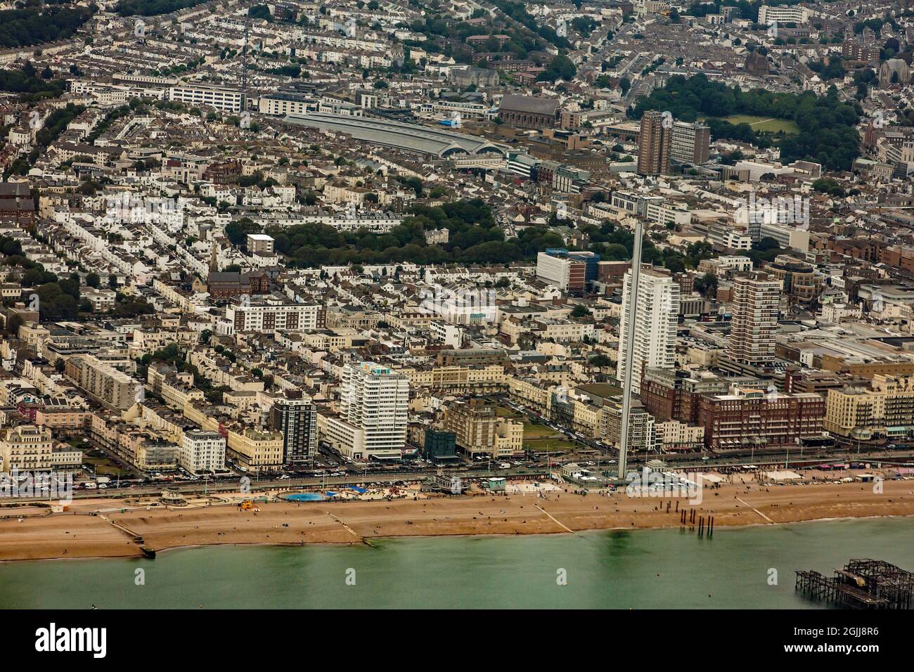 Brighton from the air Stock Photo - Alamy