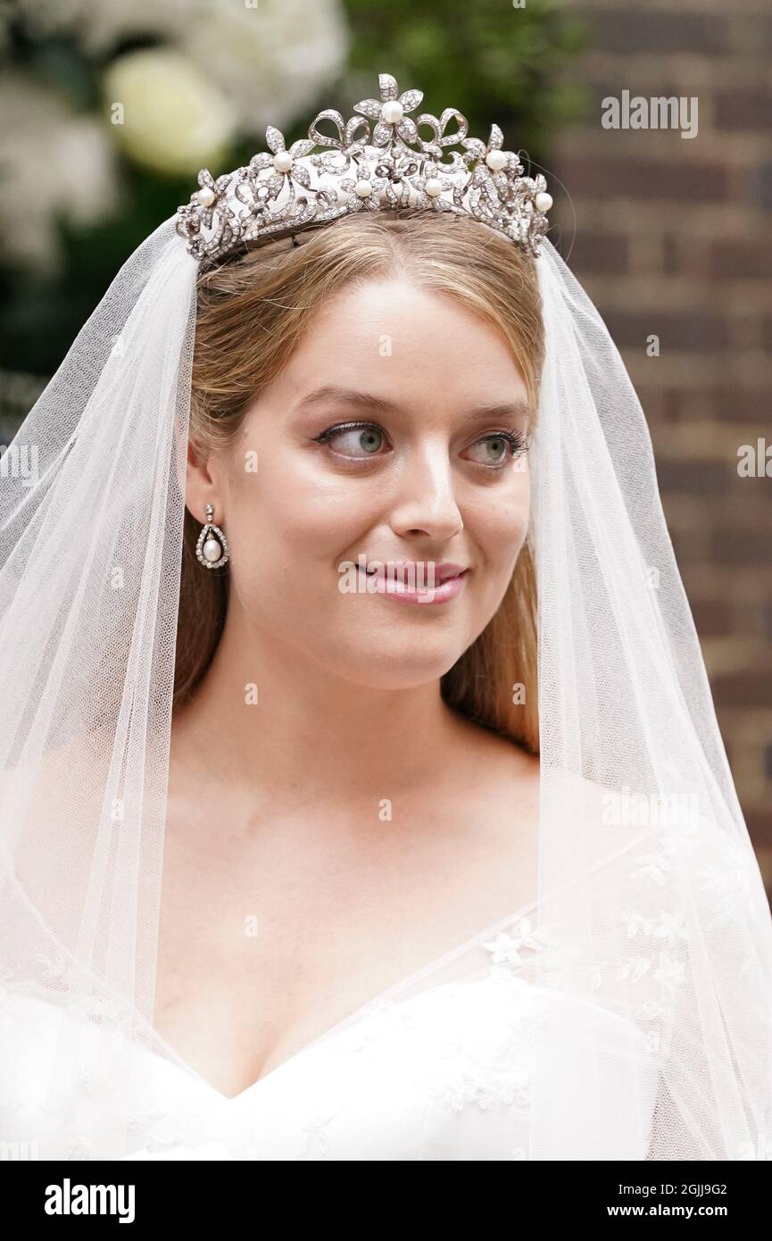 Flora Ogilvy, granddaughter of Princess Alexandra, following her ...