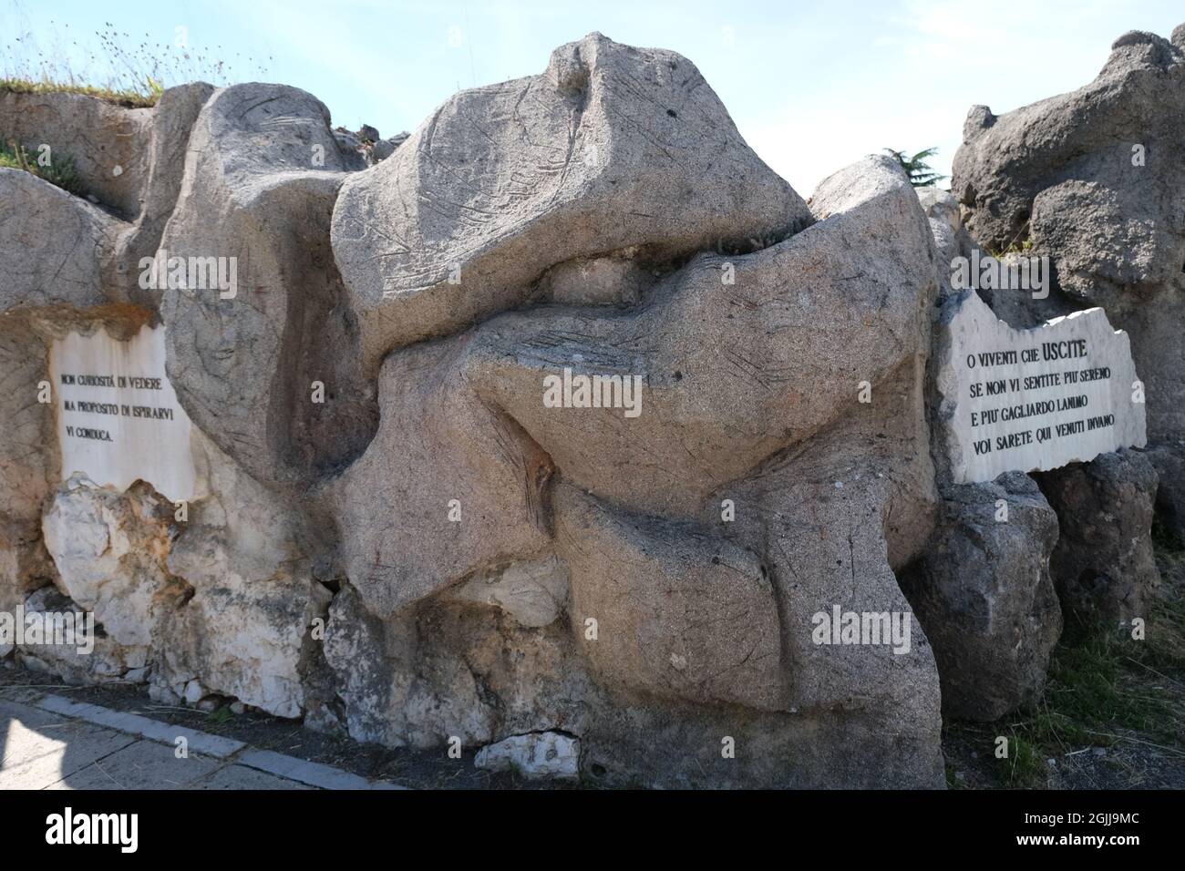 Redipuglia, Italy - May 28, 2021: Military shrine. It contains the ...