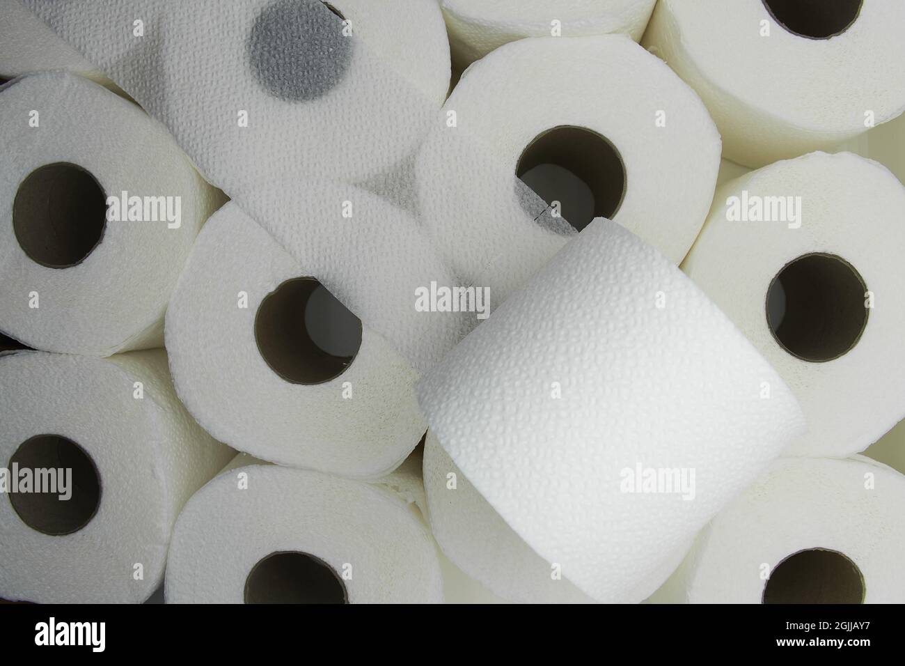 Top view rolls toilet hi-res stock photography and images - Alamy