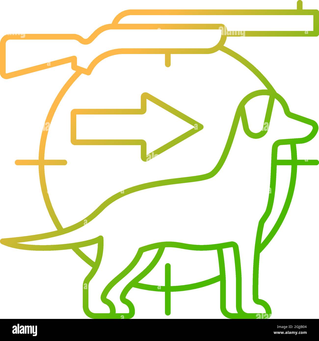 Animal handler and dog Stock Vector Images - Alamy