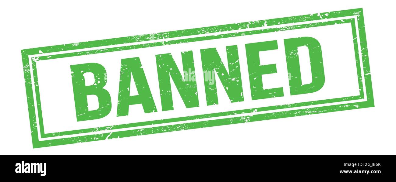 Vintage banned stamp hi-res stock photography and images - Alamy