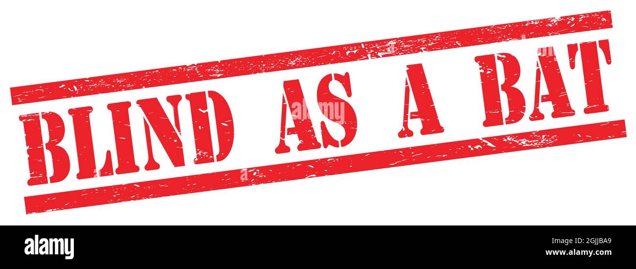 Blind as a bat word hi-res stock photography and images - Alamy