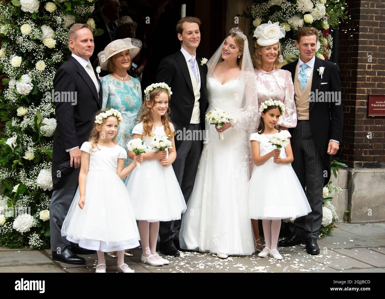 September 10, 2021, London, UK The Wedding of Flora Ogilvy and Timothy ...