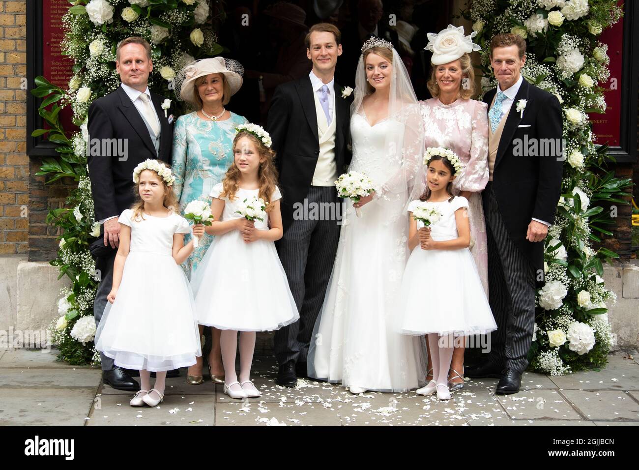 September 10, 2021, London, UK The Wedding of Flora Ogilvy and Timothy ...