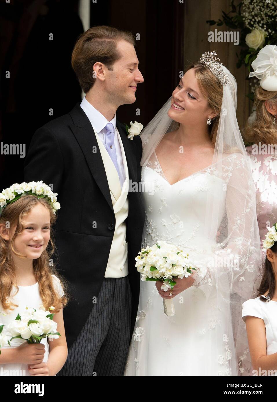 September 10, 2021, London, UK The Wedding of Flora Ogilvy and Timothy ...