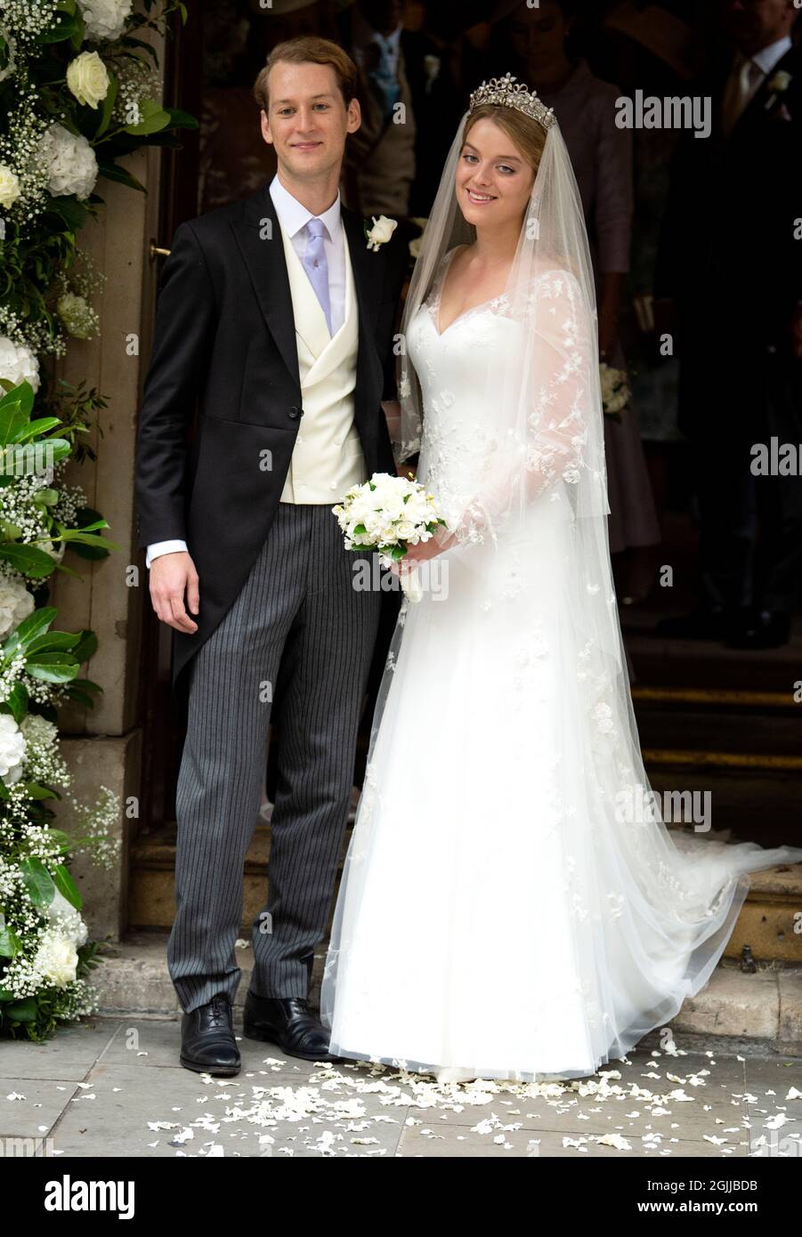 September 10, 2021, London, UK The Wedding of Flora Ogilvy and Timothy ...