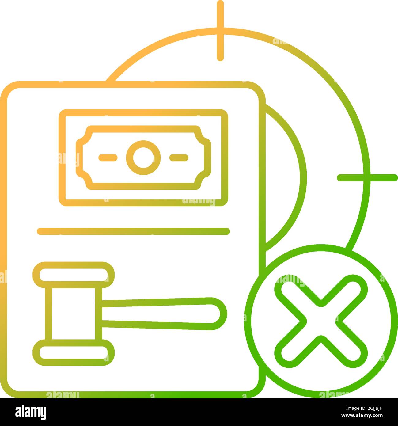 Wildlife protection gradient linear vector icon Stock Vector Image ...