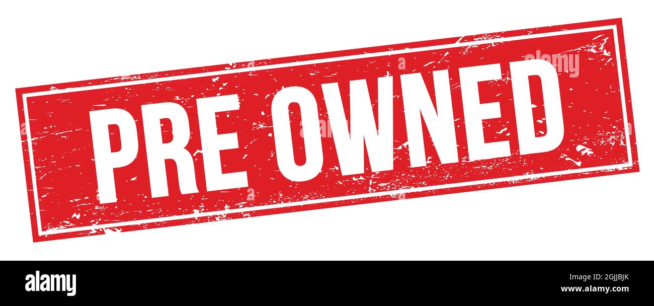 Pre owned text hi-res stock photography and images - Alamy