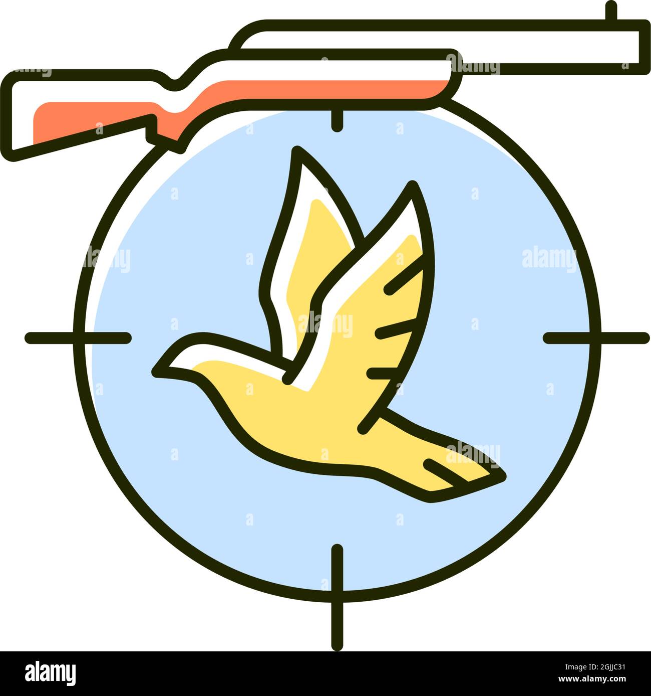 Dove shooting Stock Vector Images - Alamy