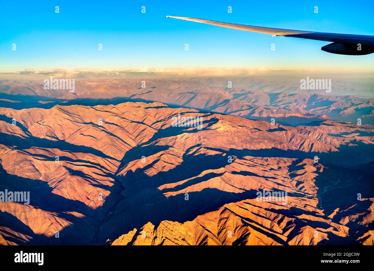 Aerial view of the Andes mountains in Peru Stock Photo - Alamy