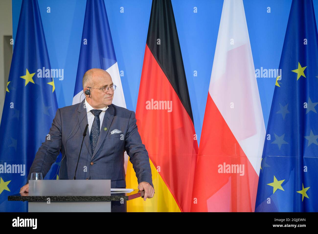 Weimar, Germany. 10th Sep, 2021. The Foreign Minister of Poland ...