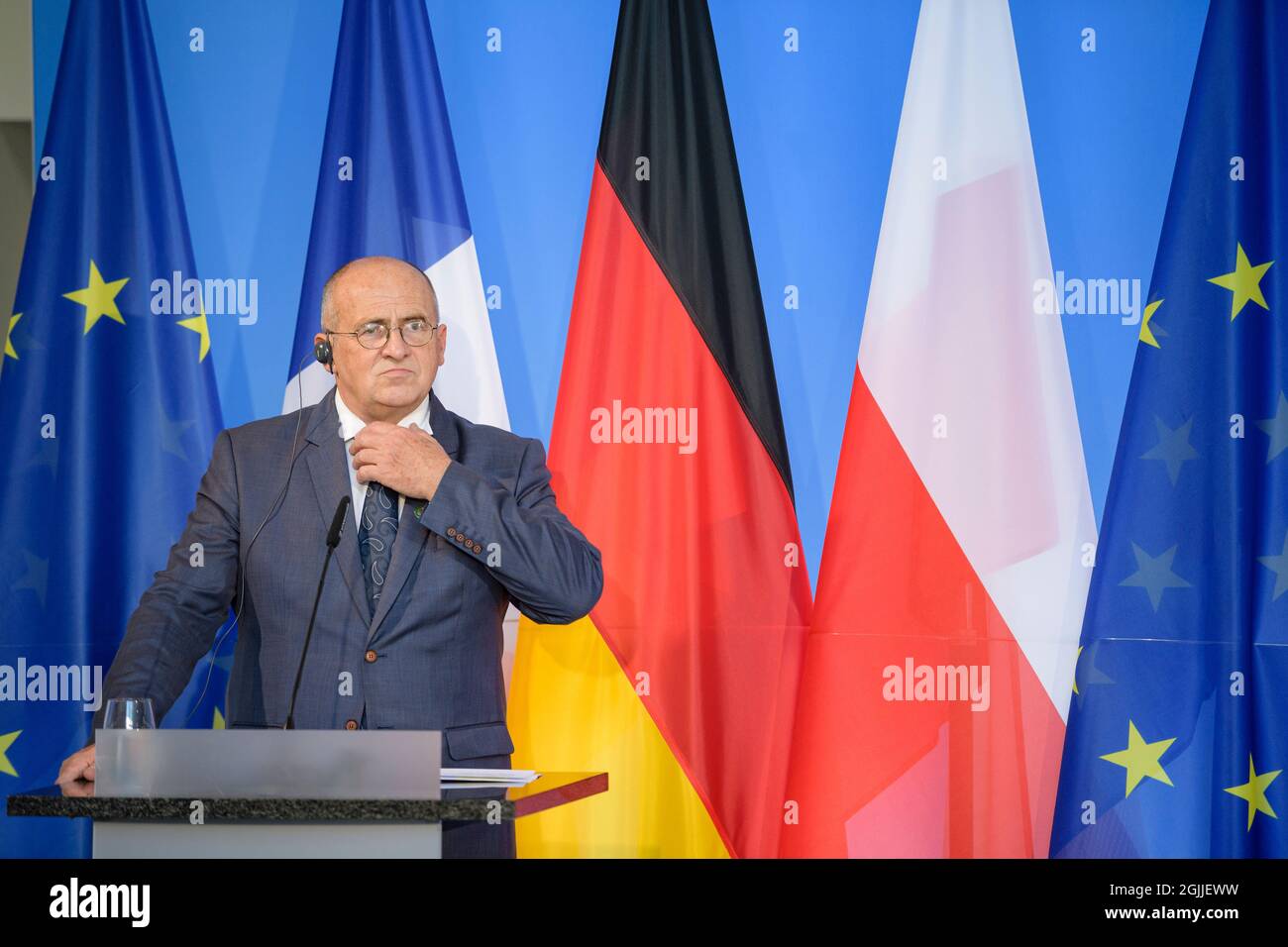 Weimar, Germany. 10th Sep, 2021. The Foreign Minister of Poland ...