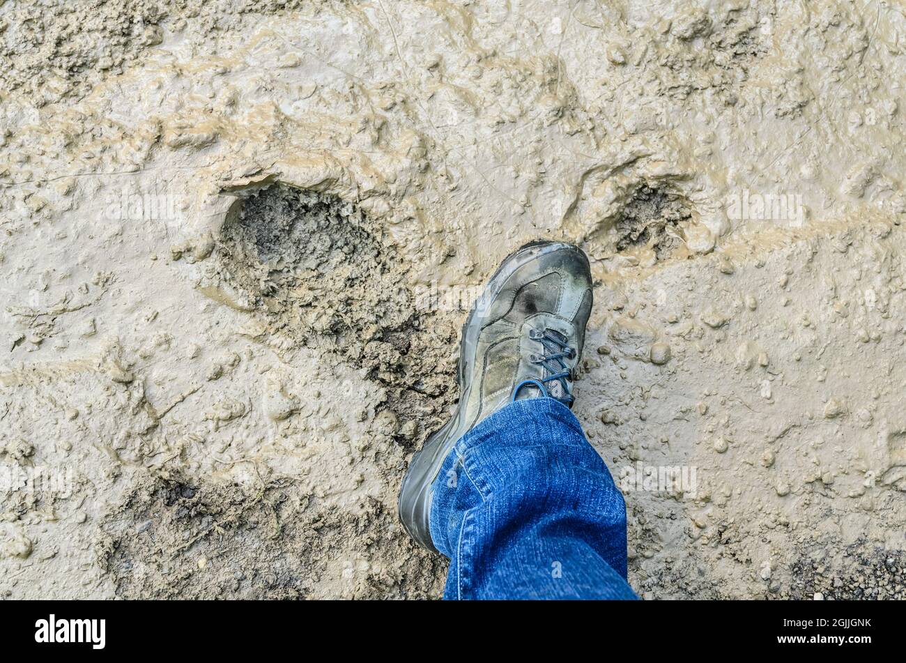 Mud boots hi-res stock photography and images - Alamy