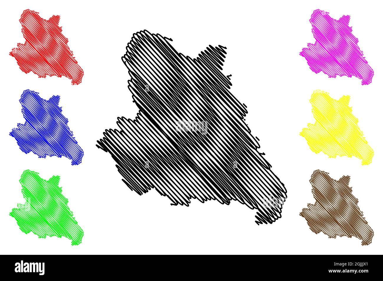 Warendorf district (Federal Republic of Germany, State of North Rhine ...