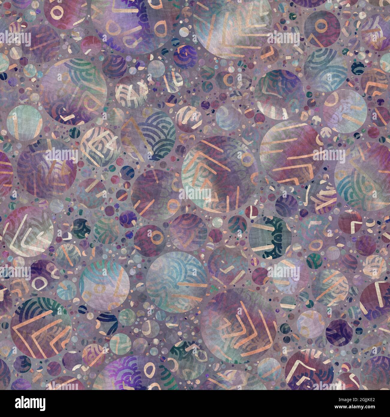 Seamless abstract textured circle pattern for surface print Stock Photo ...