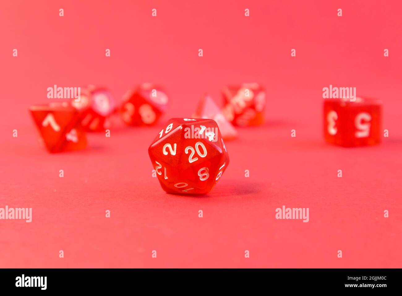 Set of dice for fantasy dnd and rpg tabletop games. Board game ...