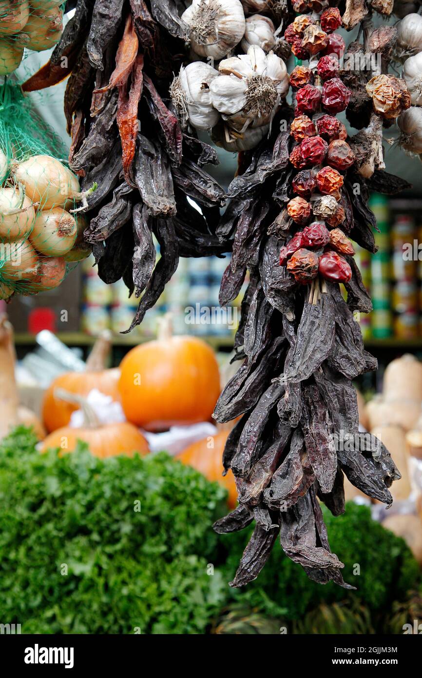 food at Mercado Surquillo, Lima Peru Stock Photo - Alamy