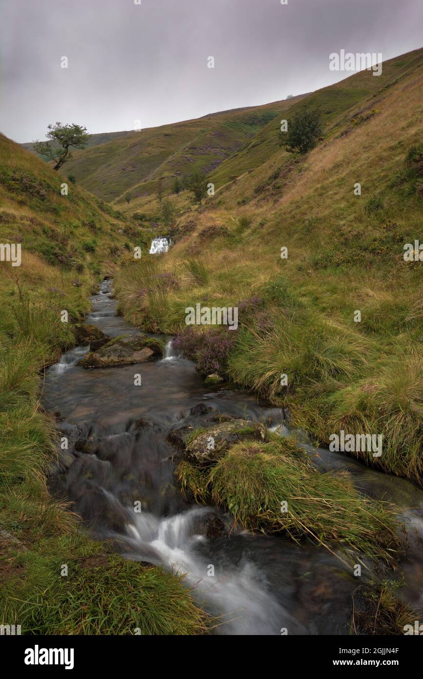 The Source of the River Noe, at the foot of Jacobs ladder rising up to ...
