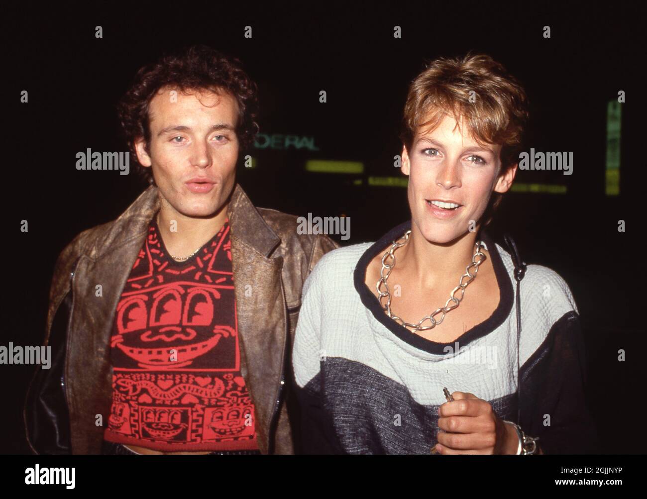 Jamie Lee Curtis and Adam Ant Circa 1984 Credit: Ralph Dominguez ...