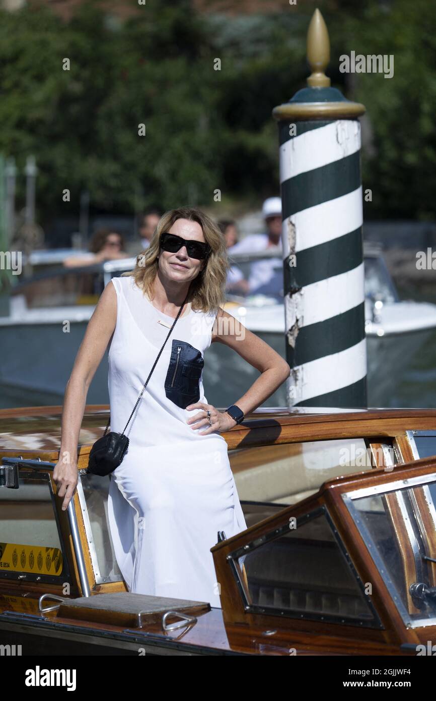 Stefania Rocca arriving at the Excelsior Hotel as part of the 78th ...