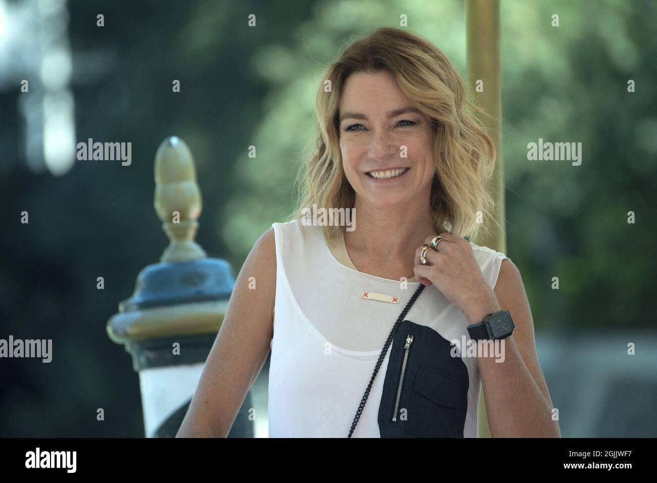 Stefania Rocca arriving at the Excelsior Hotel as part of the 78th ...