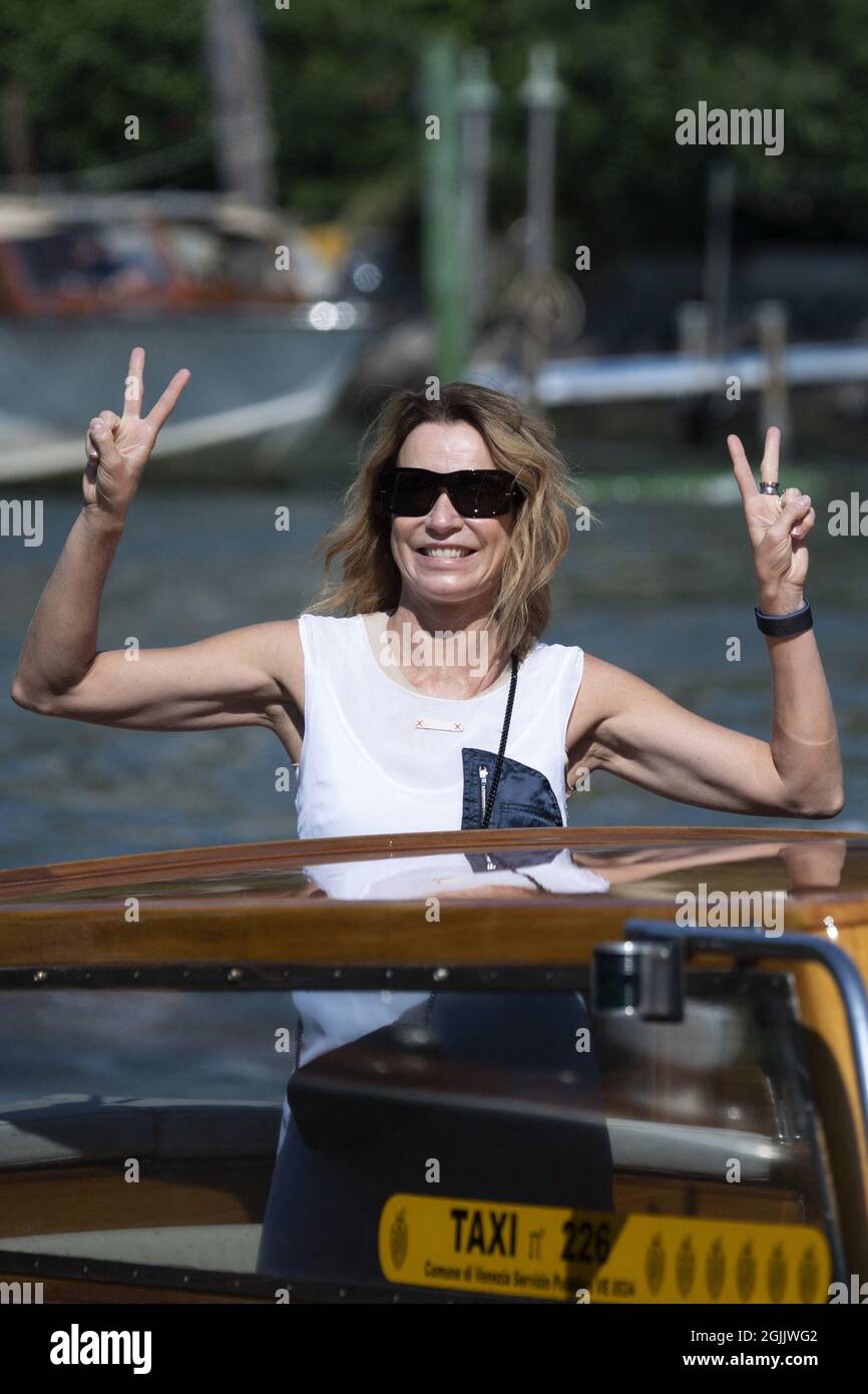 Stefania Rocca arriving at the Excelsior Hotel as part of the 78th ...