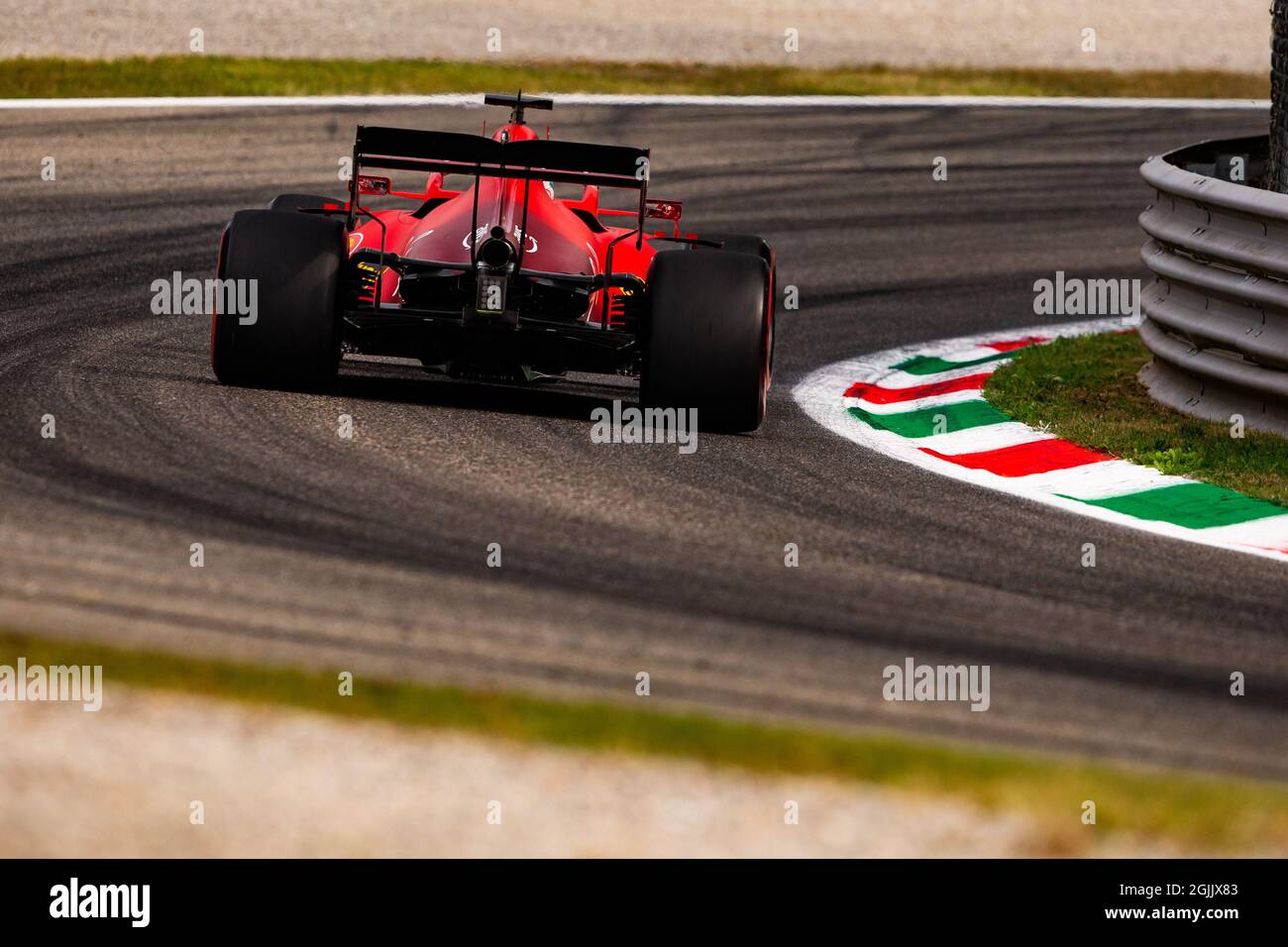 Monza, Italy. 10th Sep, 2021. 16 LECLERC Charles (mco), Scuderia Ferrari SF21, action during the ...