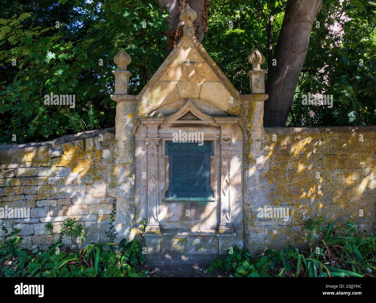 The Great War memorial in the Cotswold village of Stanton ...