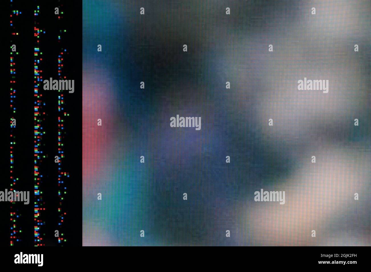 Abstract background of a digital glitch Stock Photo - Alamy